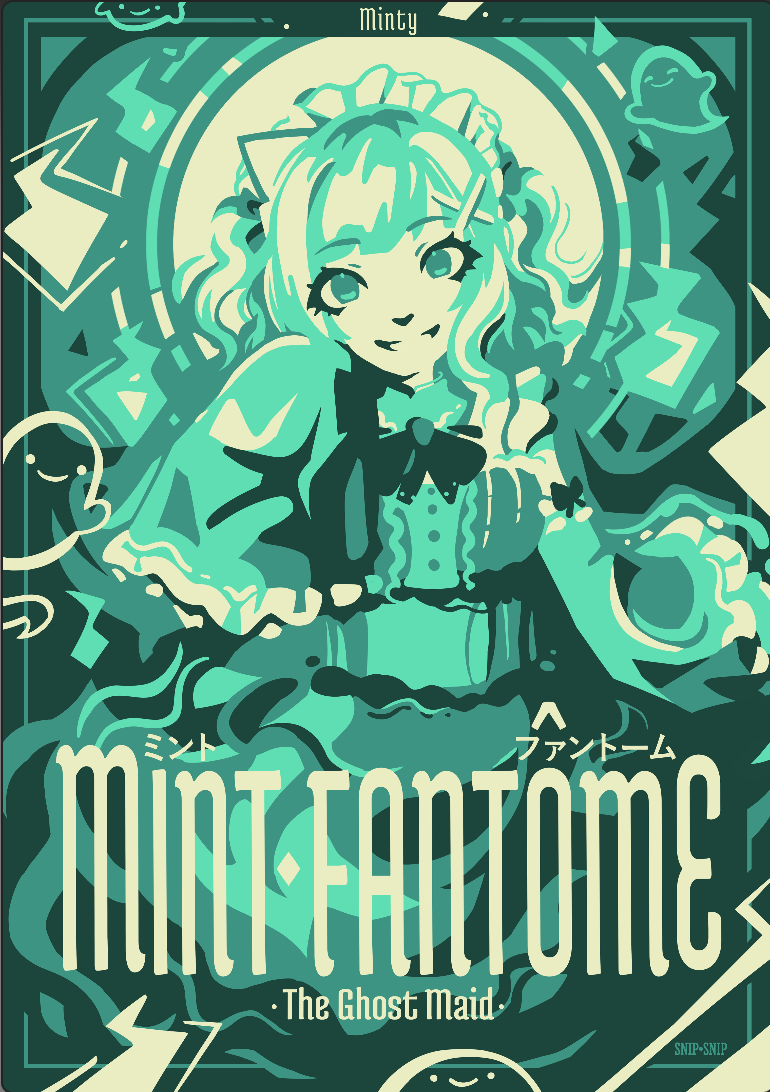 Vtuber Mint Fantôme – SnipSnipArt